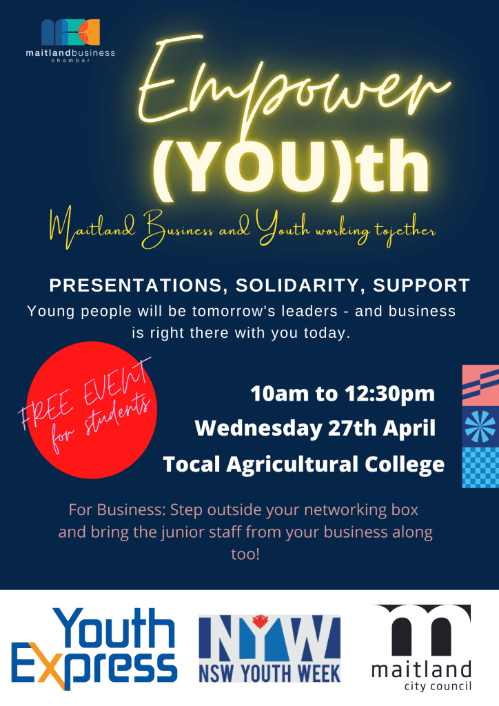 Upcoming Events – Maitland Business Chamber | The Voice of Business