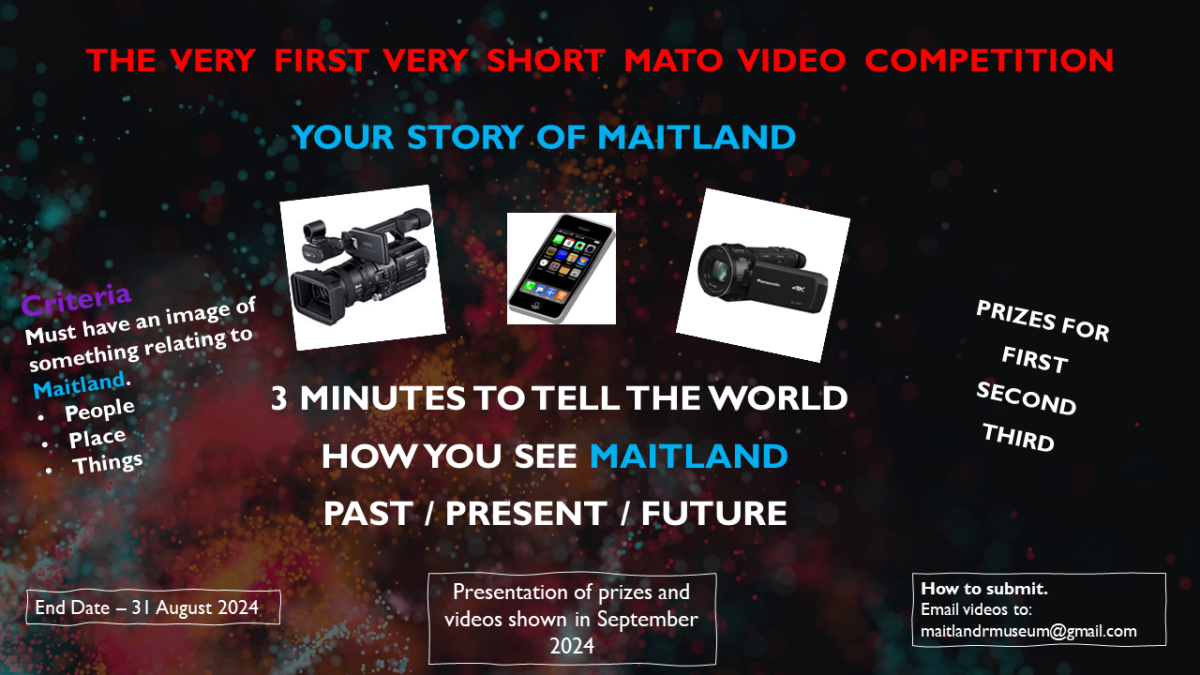 The Very First Very Short, Mato Video Competition! - Maitland Business ...